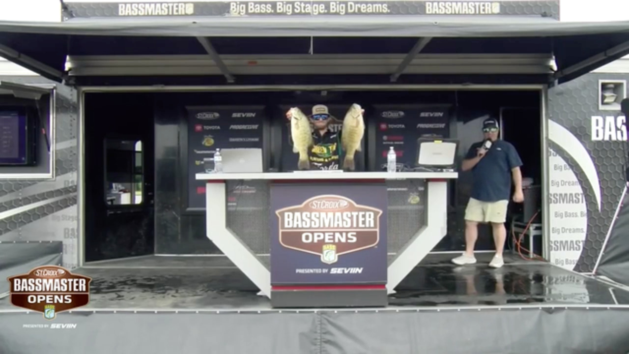 Opens: Ryan Lachniet takes the lead at the 2025 St. Croix Bassmaster ...